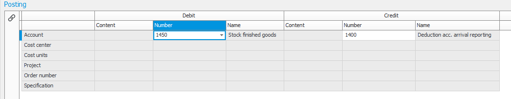Register posting method